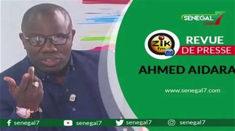 Revue De Presse Zik Fm Du Mercredi 15 Décembre Avec Mantoulaye Thioub