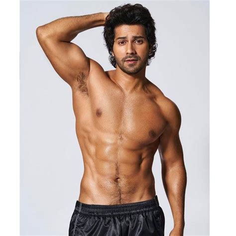 Varun Dhawan Flaunting His Rock Hard Pecs And Six Pack Abs Are The