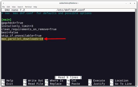 speed up dnf package manager in fedora rhel ostechnix
