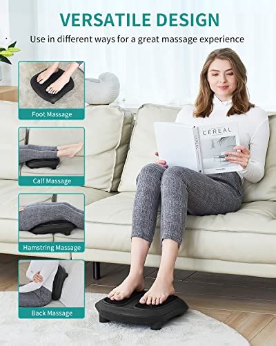 Nekteck Foot Massager With Heat Shiatsu Heated Electric Kneading Foot