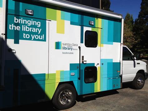 Santa Clara County Library District Bookmobile Visits Stanford The