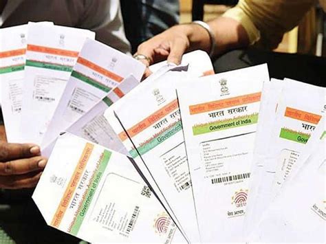 Aadhaar Card Uidai Pvc E Aadhaar Maadhaar Aadhaar Letter Four Different