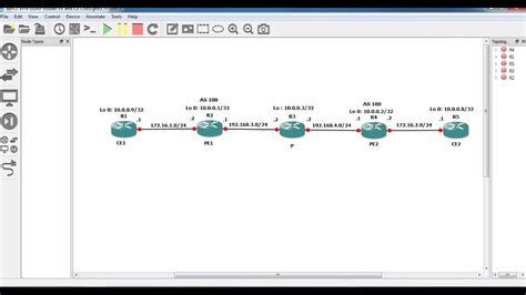 configuration mpls vpn eigrp router pe and ce cisco on gns3 youtube