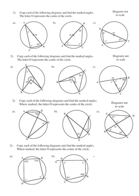 Circle Theorems Lesson Low Ability Teaching Resources
