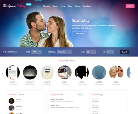 premium wordpress dating theme wp dating theme
