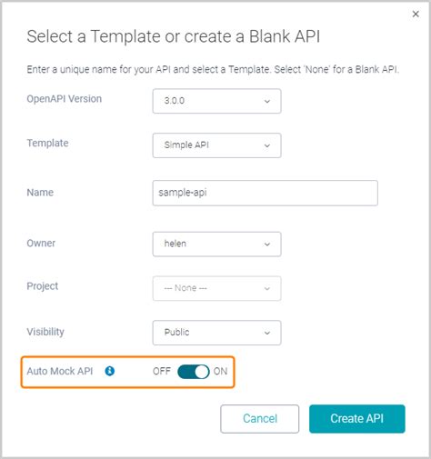 api auto mocking swaggerhub documentation