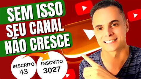 🈯Única Forma De Crescer No Youtube RÁpido E FÁcil Youtube