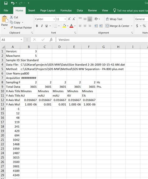 plotting 32karat software data files that have been exported as ascii