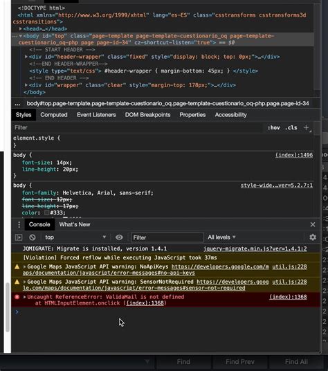 problem in wordpres with a onclick event showing an uncaught reference