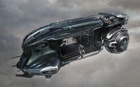 Sci Fi Futuristic Art Artwork Vehicle Transport Vehicles
