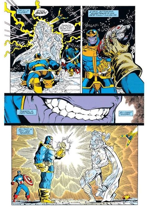 Thanos And Captain America In Infinity Gauntlet How One Moment