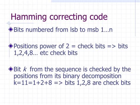 ppt computer networks error detection and correction and media access