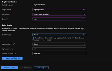 publish blazor webassembly with pwa in azure static apps using github
