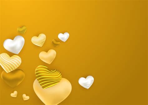 Papel De San Valentín Corta Corazones Volando Elementos Sobre Fondo De