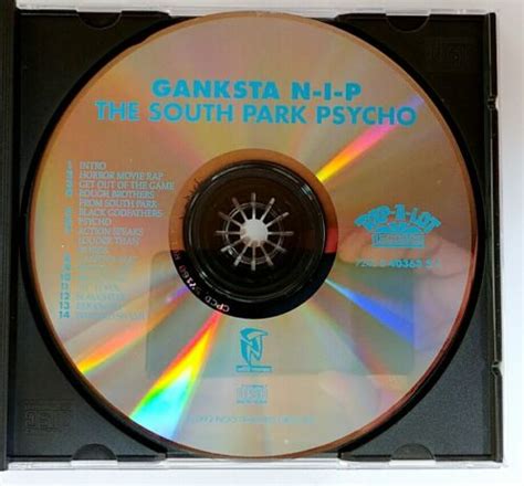 Cd Ganksta N I P The South Park Psycho Album 7243 8 40363 2 4