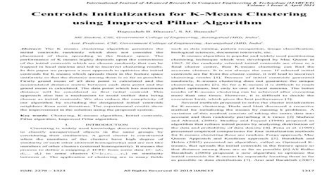Centroids Initialization For K Means Clustering Using Wp