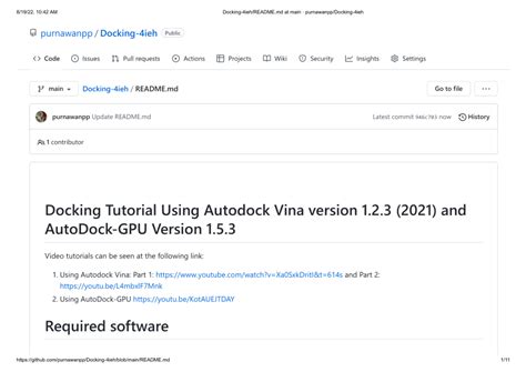 pdf docking tutorial using autodock vina version 1 2 3 and autodock