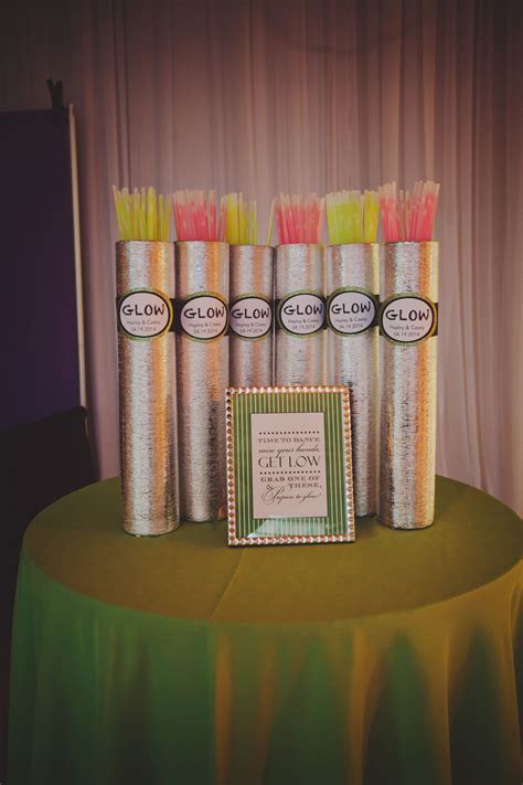 Glow Sticks To Get The Dance Floor Party Started Bridal Bliss Wedding