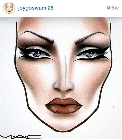 Mac Face Chart By Joygoswami26 From Instagram Beautiful ️ ️ ️ More Mac