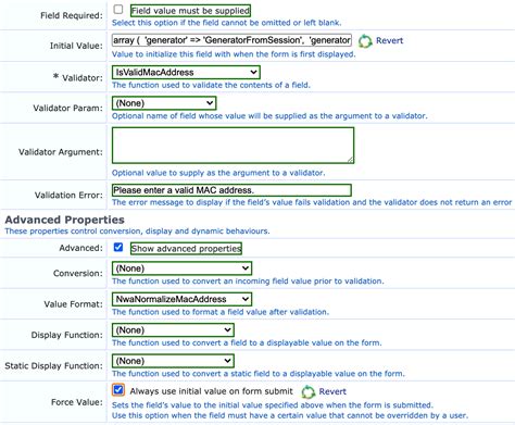 clearpass mac auto populate from fortigate security