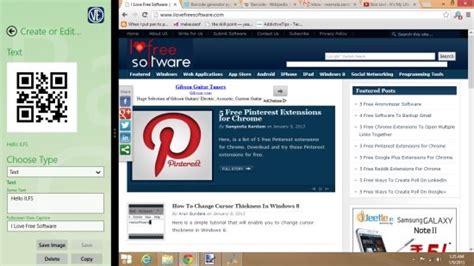 free windows 8 qr code generator app barcode generator