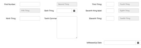 html bootstrap form comment section forcing rows to move stack overflow