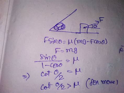A Cubical Block Of Mass M Rests On A Rough Horizontal Surface Mu Is