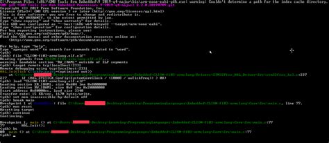 unable to debug with embedded gdb server in clion ides support