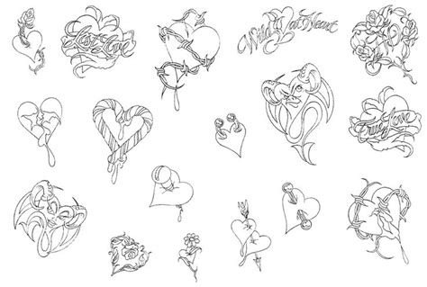 Hearts Flash Flash Art Tattoo Flash Art Flash Tattoo Designs