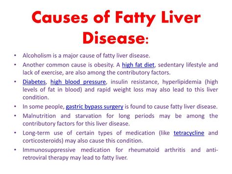 Ppt Fatty Liver Disease Information On Symptoms Causes And