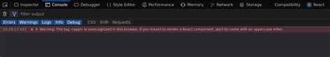 react component not rendering no error