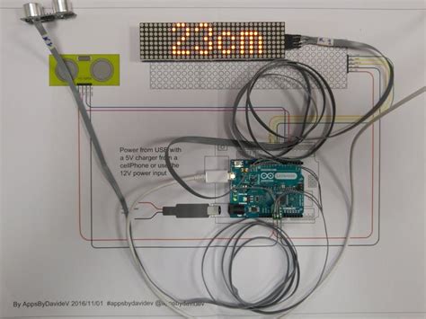 diy arduino based car parking assistant arduino arduino projects images