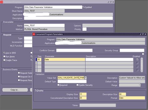 johny s oracle tips oracle apps how to create validation for a date