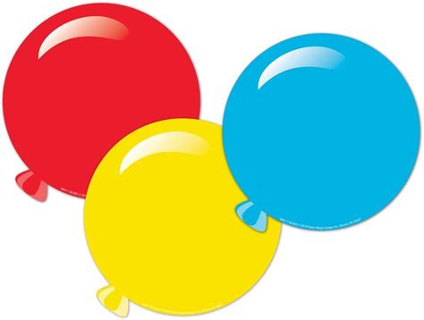 Geyee 108 Pcs Balloon Cutouts Colorful Paper Balloon