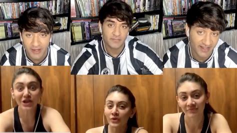 Shefali Jariwala And Vikas Gupta Live Chat Lockdown Instagram Youtube