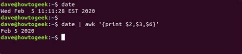 how to use the awk command on linux