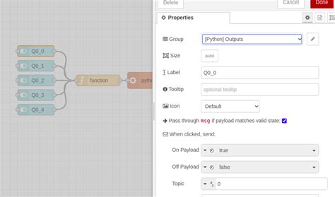 controlling an arduino based plc using a python script and node red