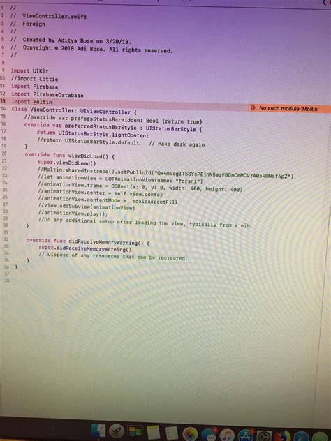 how to fix “no such module” swift r swift