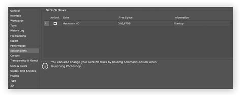 how to clear photoshop scratch disk on mac avg
