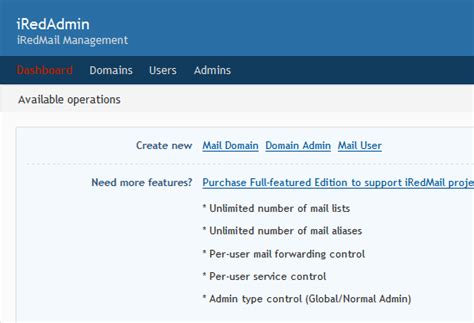 iredmail 0 7 0 open source mail server with postfix dovecot amavisd