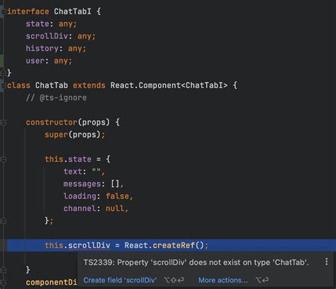 javascript property does not exist on type despite having
