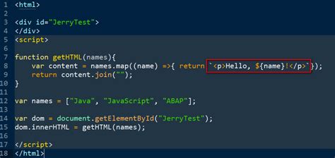 sap abap central string template in abap es6 angular and react