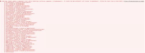 warning cannot update a component `he` while rendering a different