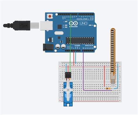 flex sensor controlled servo motor 7 steps instructables