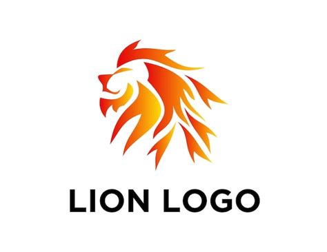 Logotipo Do Leão Vetor Premium