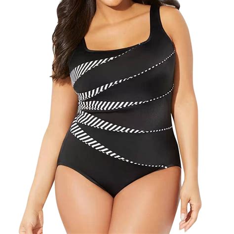 Kdfjpth Swimsuit For Women 2024 Plus Size Push Up Padded Bikini
