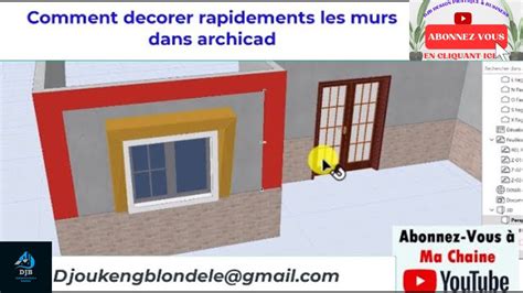Video Comment Décorer Les Murs Rapidement Dans Archicad Youtube