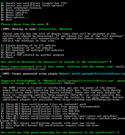 setting up the let s encrypt ssl certificate in kerio connect for