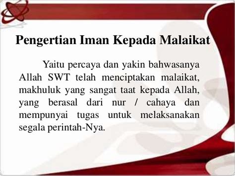 Iman Kepada Malaikat Allah Swt