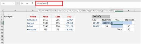 how to use the xlookup function in excel with 7 examples